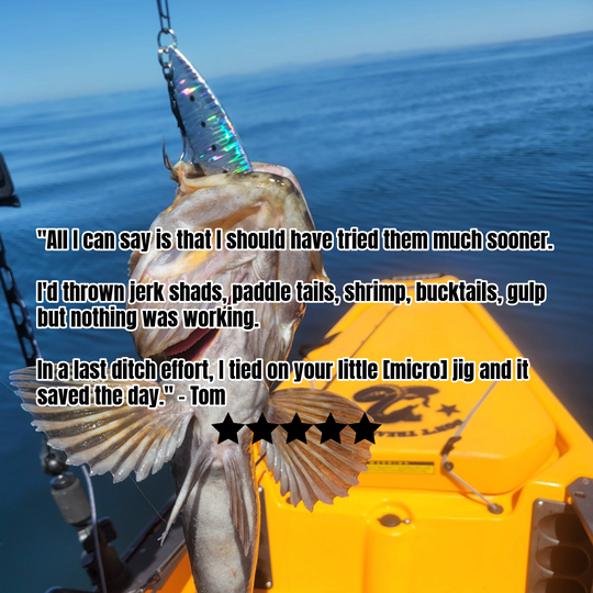 Micro Slow Pitch Jigs | Sumo, Mercenary, Ogre Jr, Death Blade | Submis ...